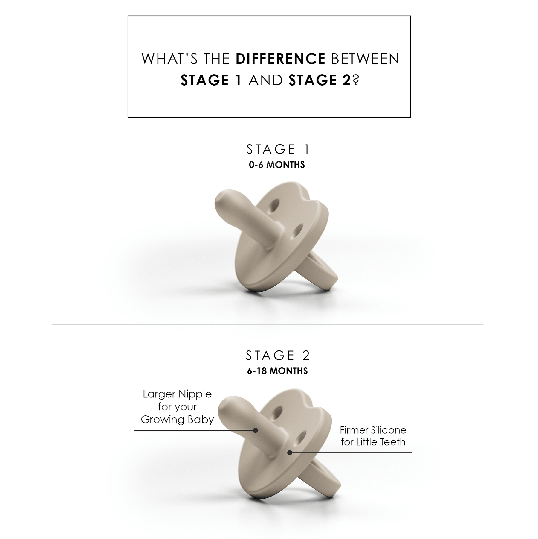 Milk Snob Pacifier- Linen