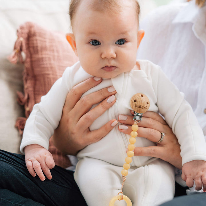 Buy Best Pacifier Clip Holders & Beaded Pacifier Clips Online: Milk Snob